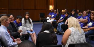 Nelson meets with displaced Puerto Rican families