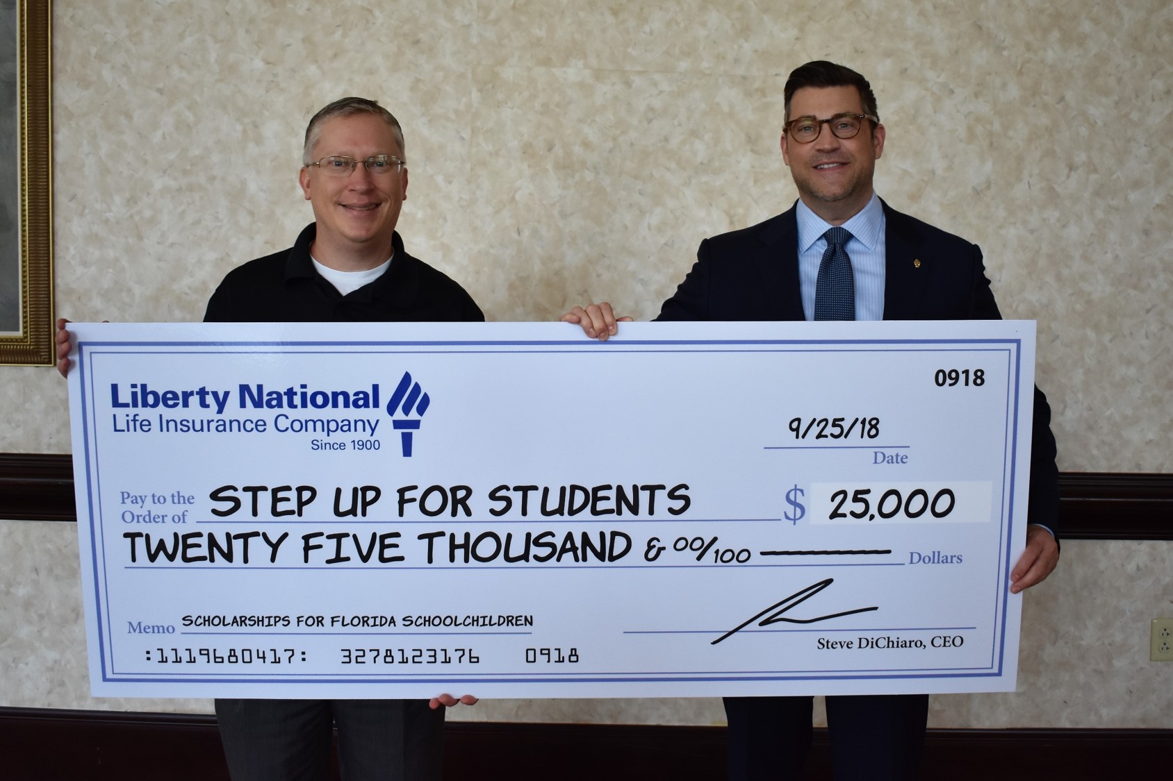 Liberty National Life Insurance Company gives back by donating $25,000 ...
