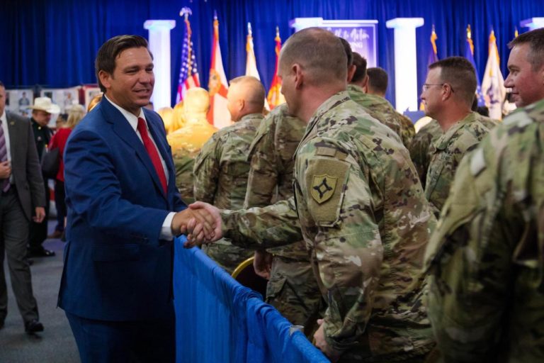 Governor-elect Ron DeSantis Honors Florida’s Military Members & First ...